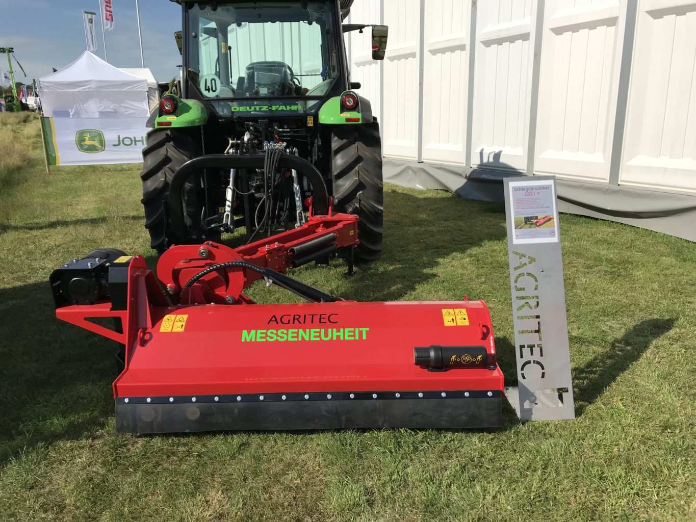 Safety first auf dem demopark-Stand von AGRITEC - AGRITEC GmbH